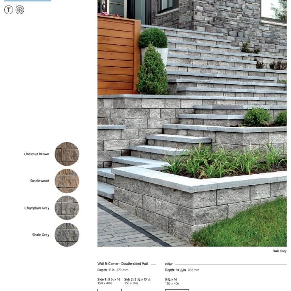 Techo Bloc Caps | Techo Piedmonte Pillar Cap