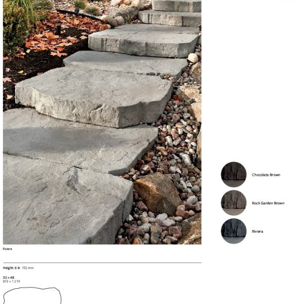 Techo Bloc Steps | Techo Rocka 48" Step