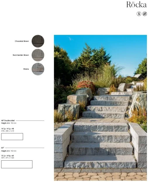 Techo Bloc Steps | Techo Rocka 48" Step