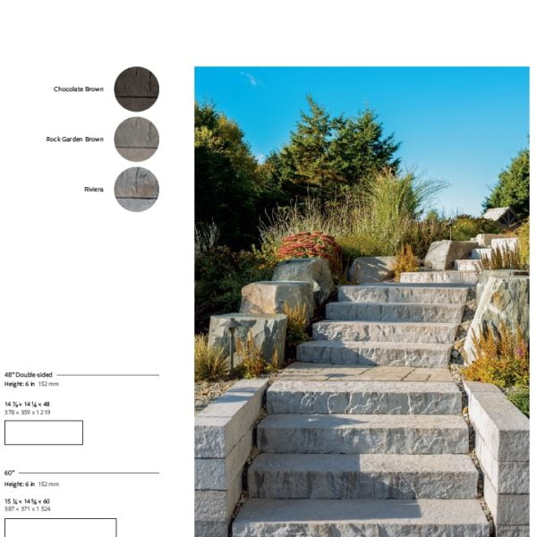 Techo Bloc Steps | Techo Rocka 48" Step
