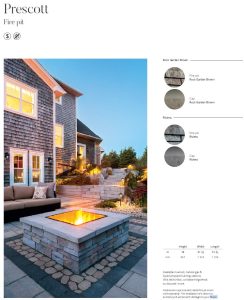 Techo Bloc outdoor | Techo Prescott Fire Pit