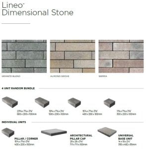 Buy Unilock Lineo Dimensional Stone Random - South Shore Landscape Supply